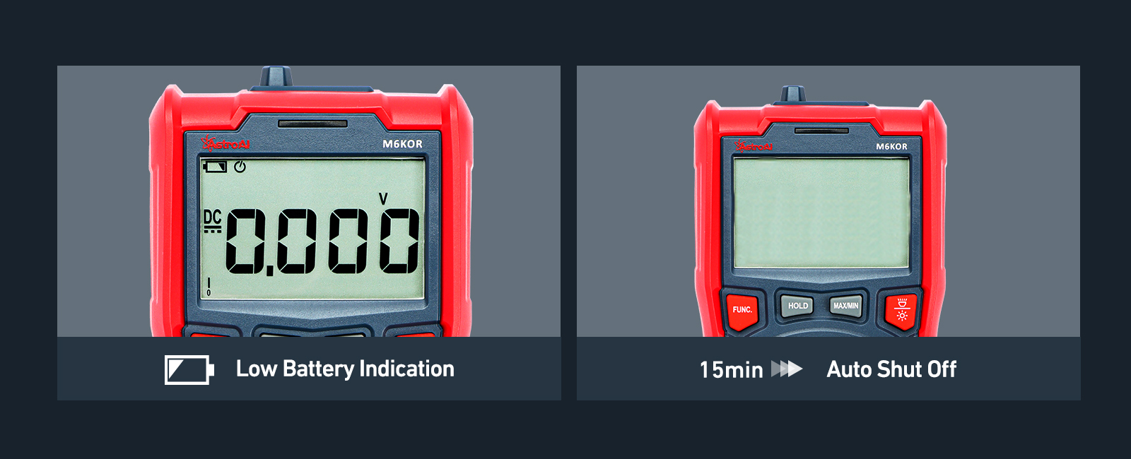 AstroAI M6K0R 6000 Counts TRMS Multimeter, Digital Multimeter, Digital ...