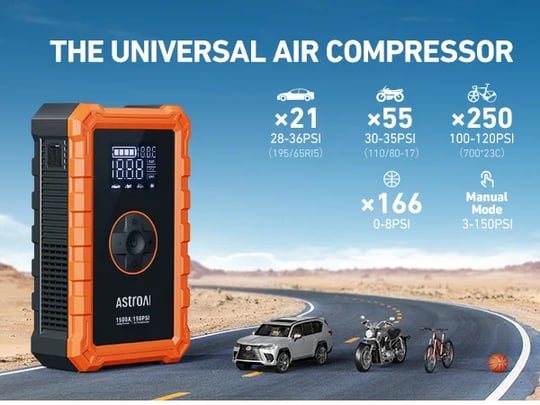 Portable auto car battery jumper start pack jump starter box air compressor 700 store